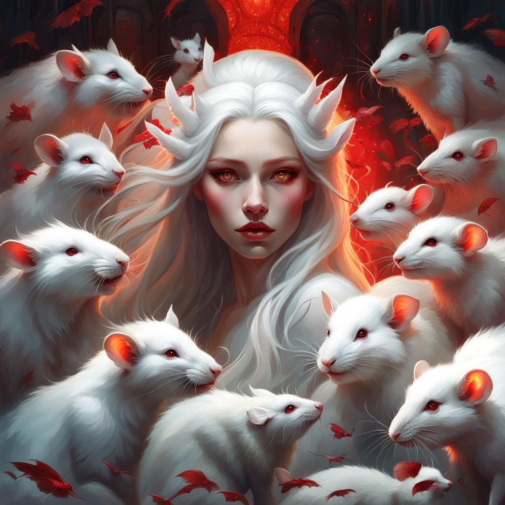 Queen of Rats - AI Generated Artwork - NightCafe Creator