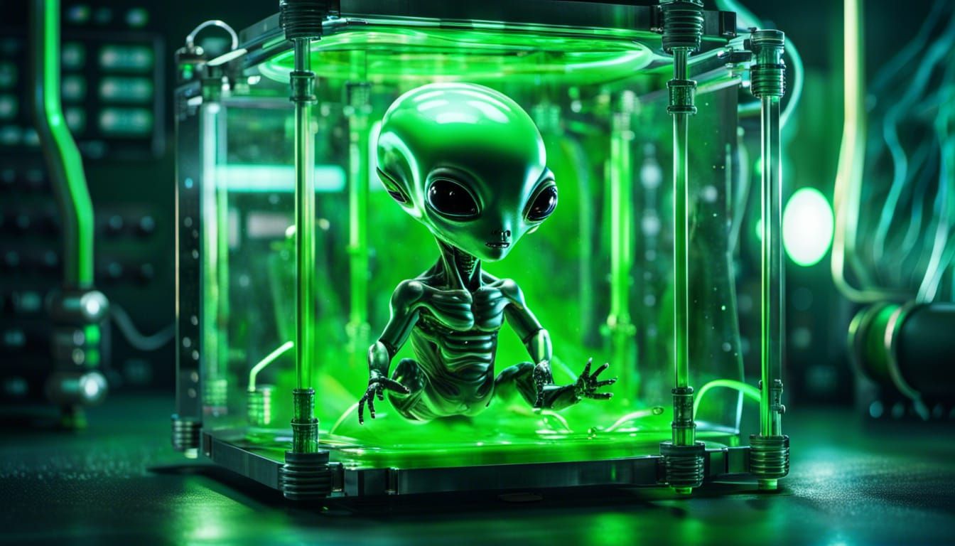 Baby Alien - AI Generated Artwork - NightCafe Creator