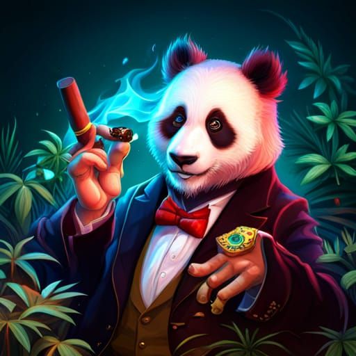 Drunk Panda - User on NightCafe Creator - NightCafe Creator