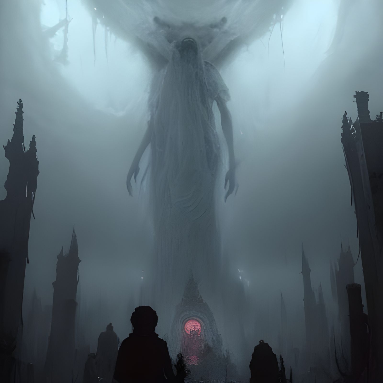 Cosmic horror hp lovecraft horror Gustave Doré Greg Rutkowski - AI ...