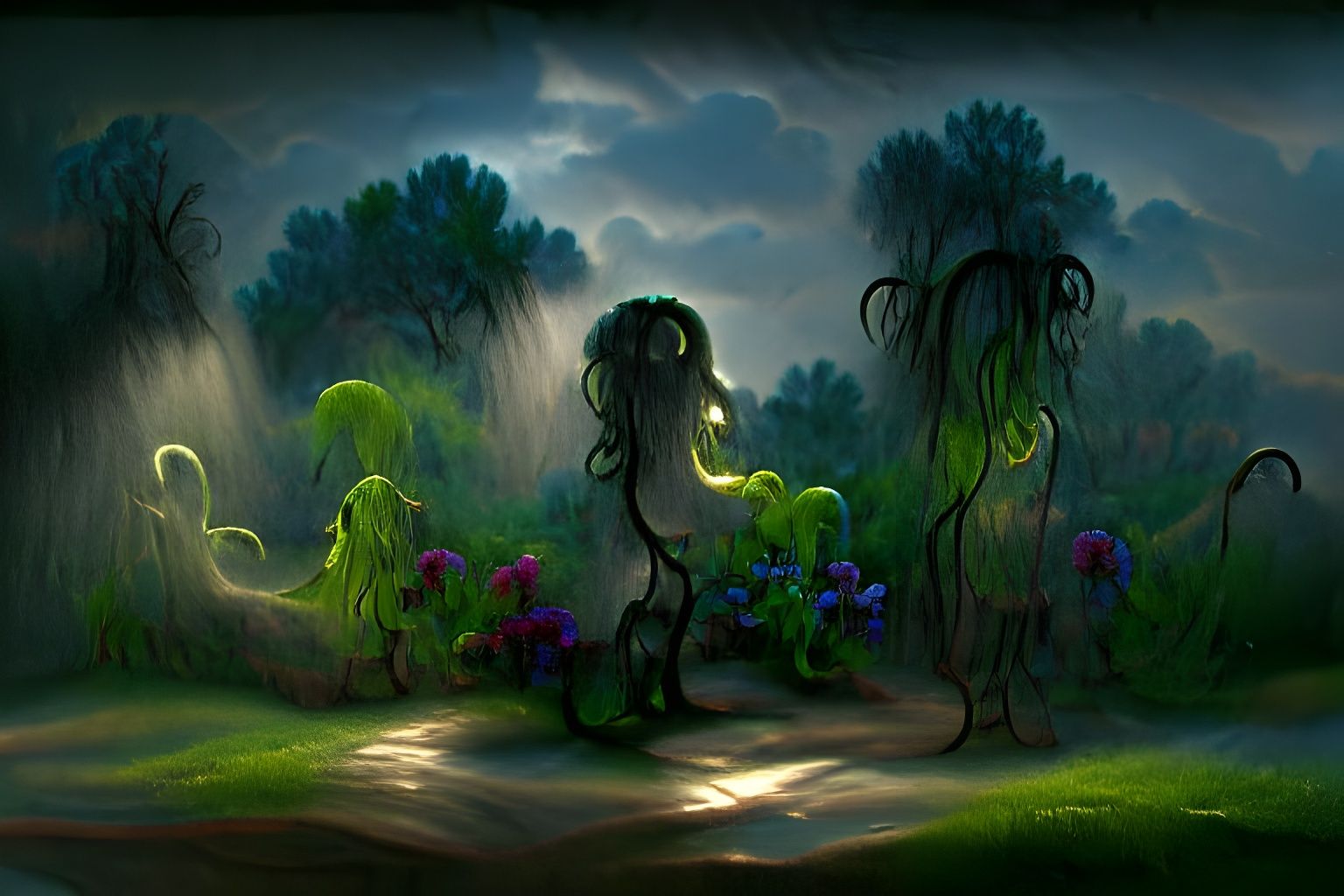 Cryptid Creepers VII - AI Generated Artwork - NightCafe Creator