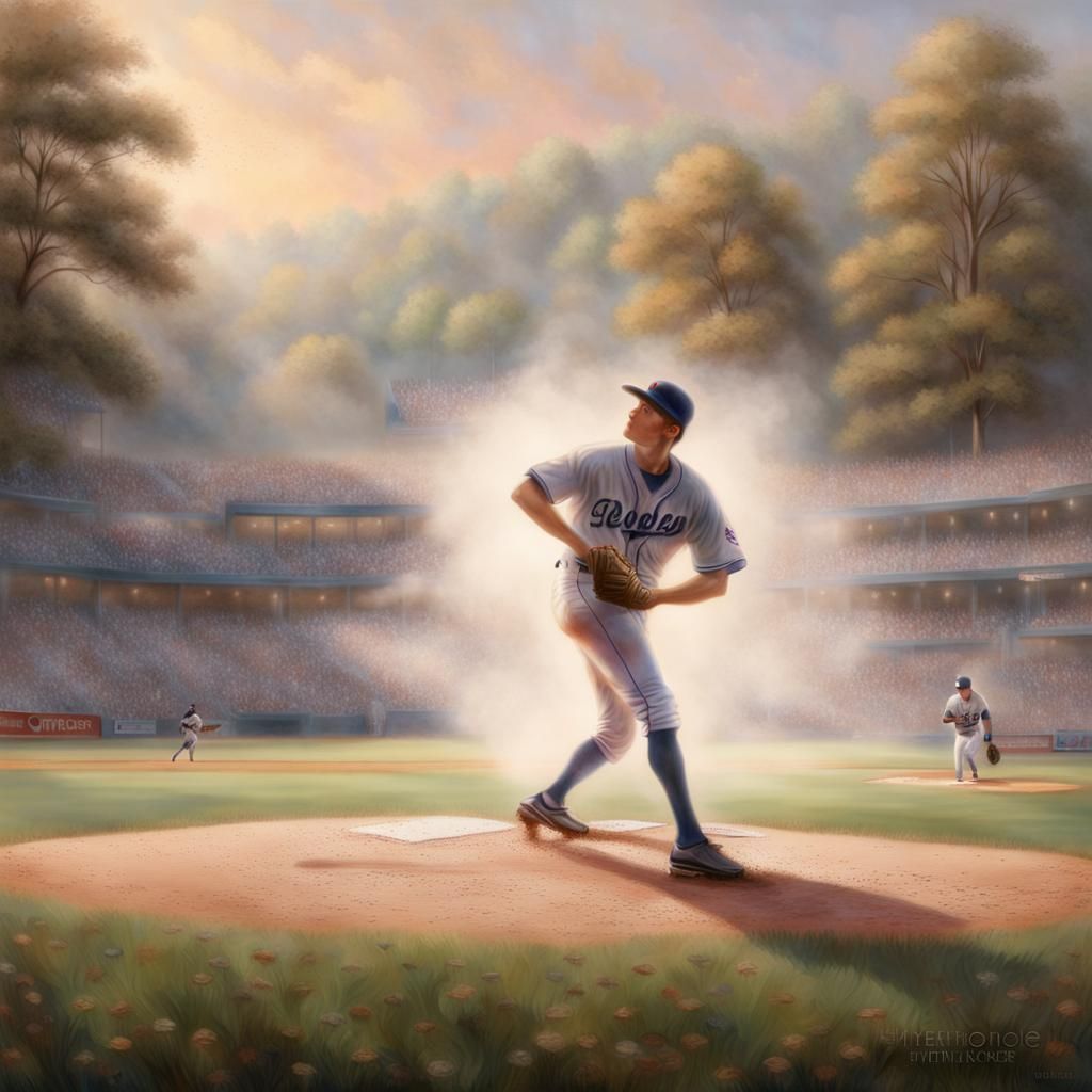 Young baseball pitcher - AI Generated Artwork - NightCafe Creator