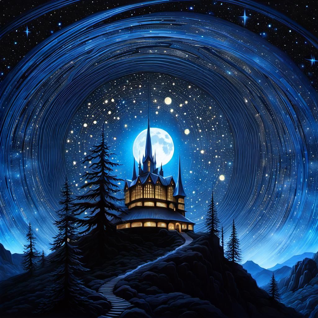 Night Castel - AI Generated Artwork - NightCafe Creator