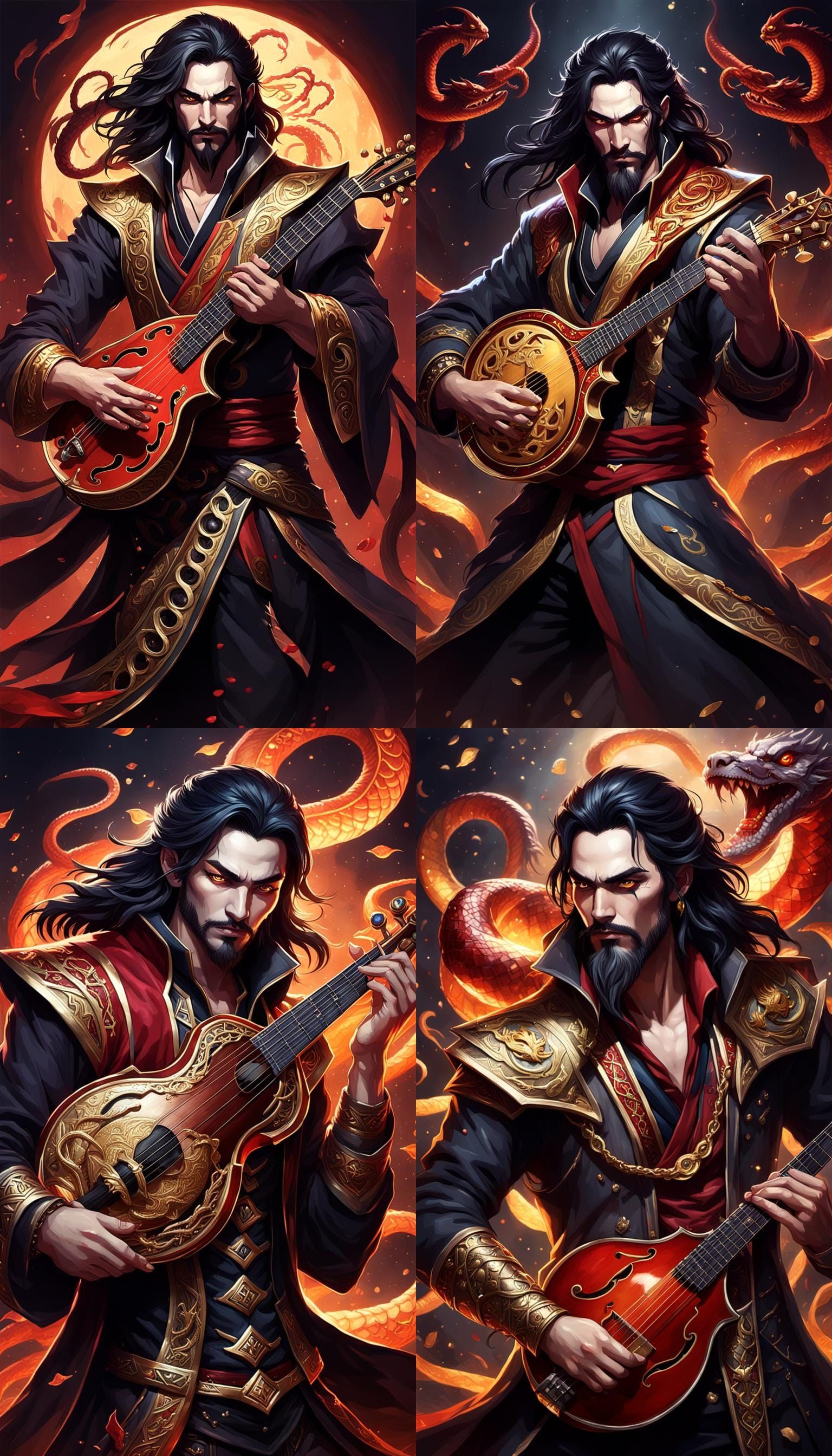 A Dungeons and Dragons Bard - AI Generated Artwork - NightCafe Creator