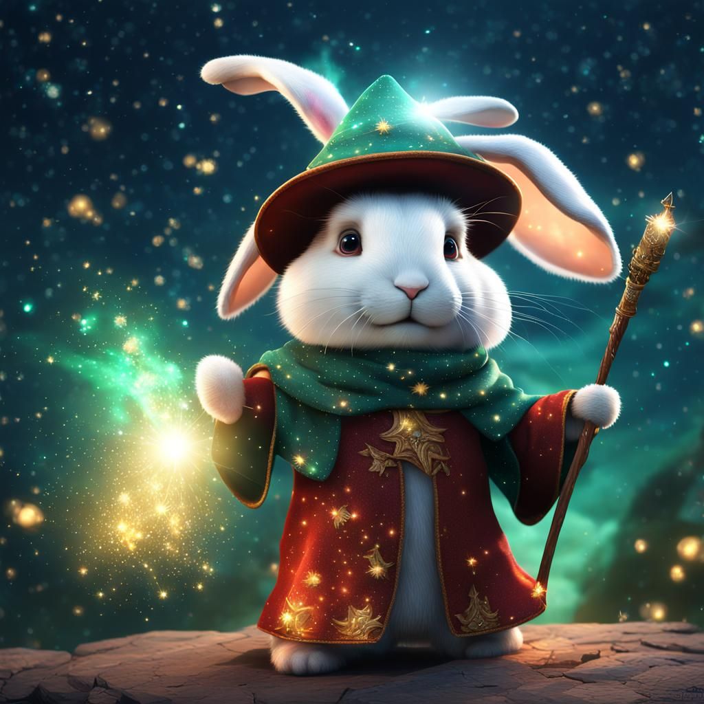Rabbit Wizard - AI Generated Artwork - NightCafe Creator