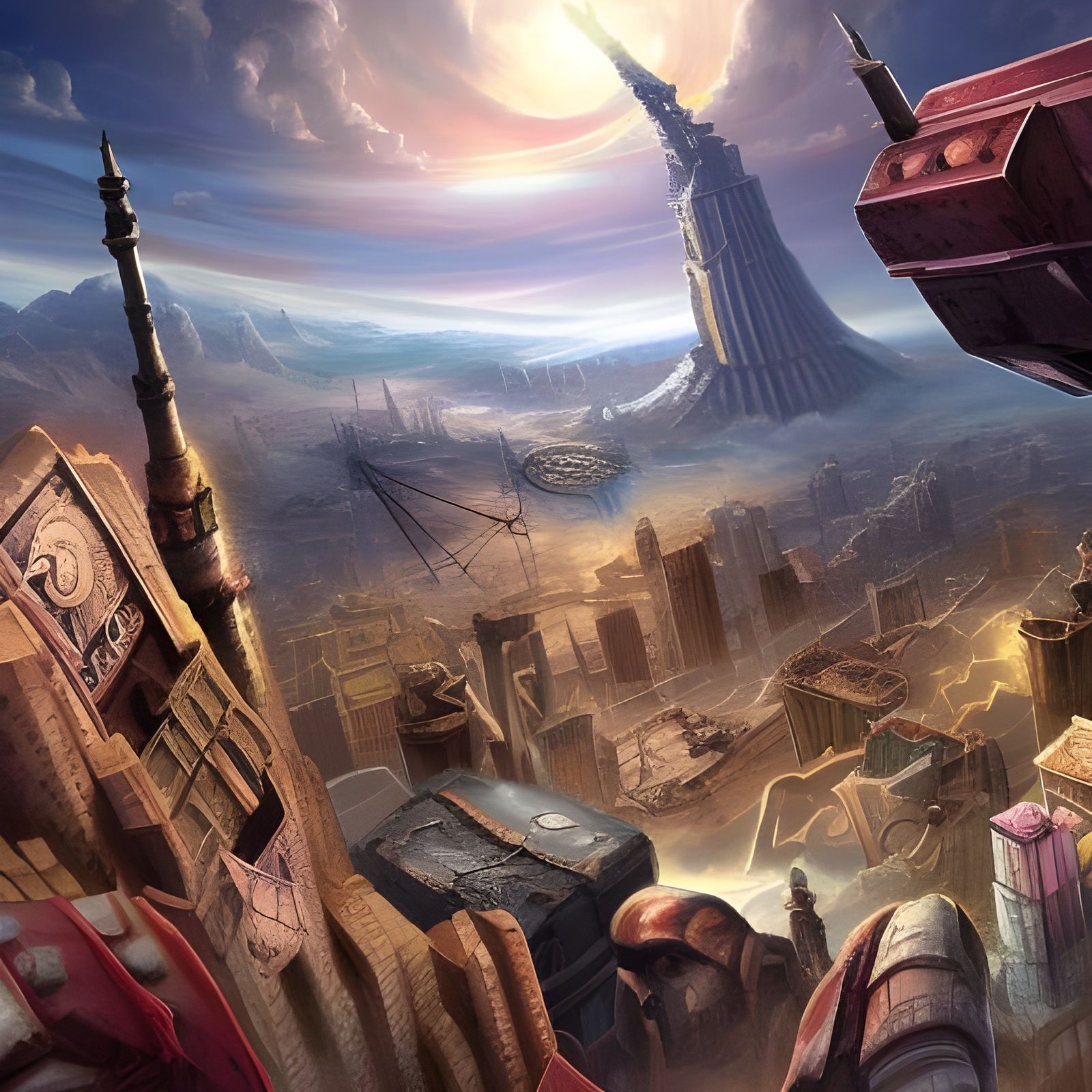 Buried in sand - AI Generated Artwork - NightCafe Creator