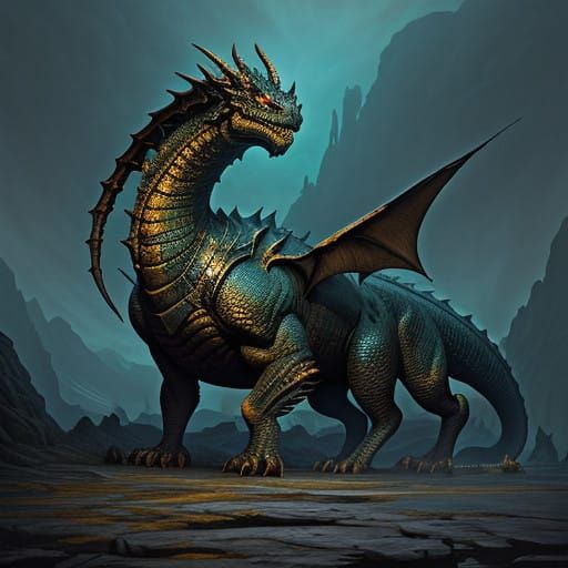 Gigantic Underground Dragon - Gigantic Underground Dragon in...