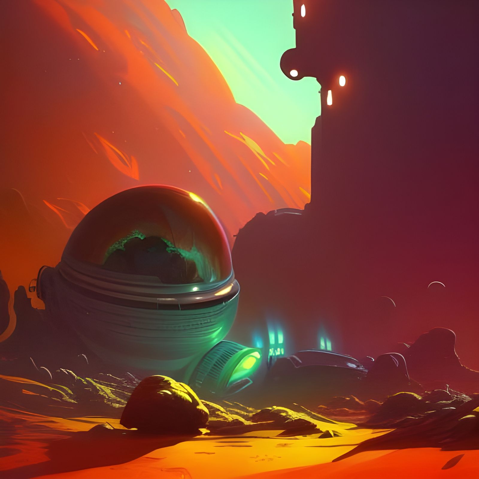 Biodome - AI Generated Artwork - NightCafe Creator