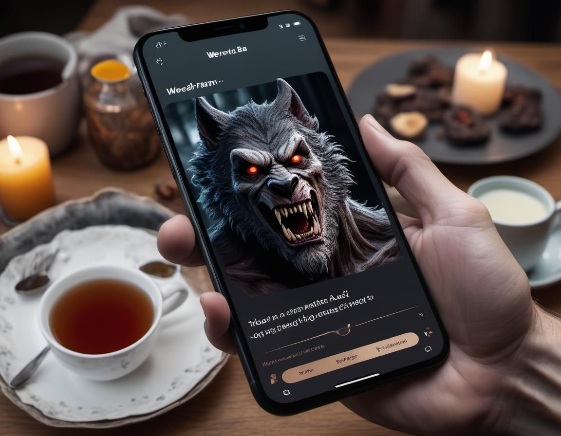 Werewolf dating app. - AI Generated Artwork - NightCafe Creator