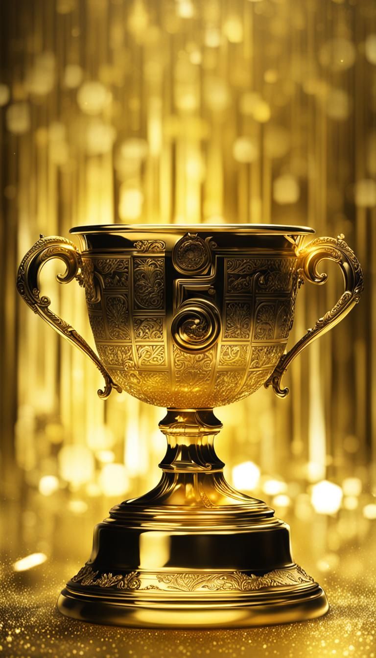 golden cup of the "555" challenge - AI Generated Artwork - NightCafe ...