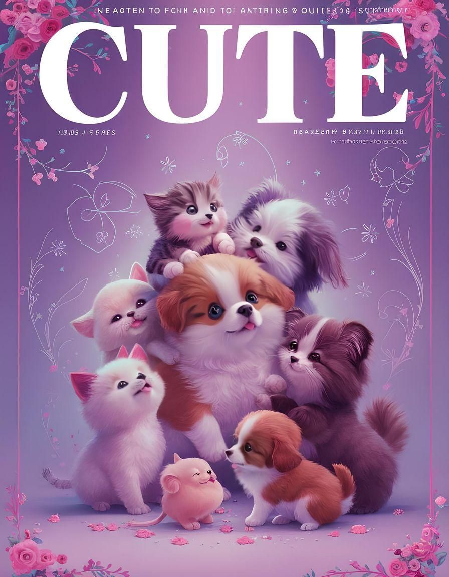 Cute Magazine Covers - AI Generated Artwork - NightCafe Creator