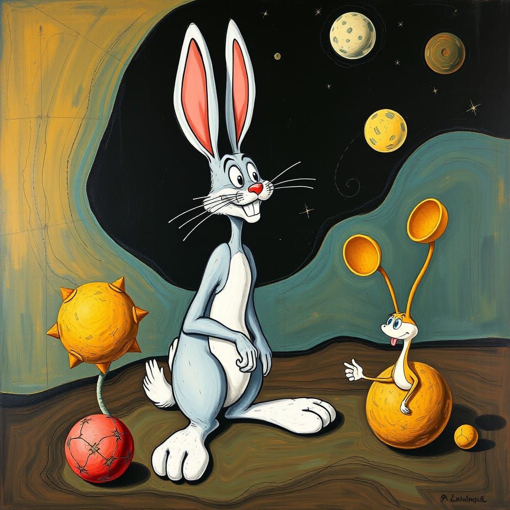 bunny Pablo Picasso H.R. Giger sandman Tex Avery Dr. Seuss Chuck Jones ...