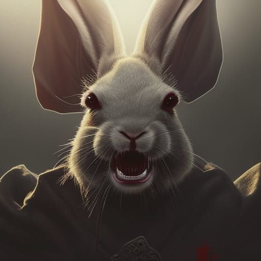 Epic professional Samurai Rabbits(8k, ultra high definition photo ...