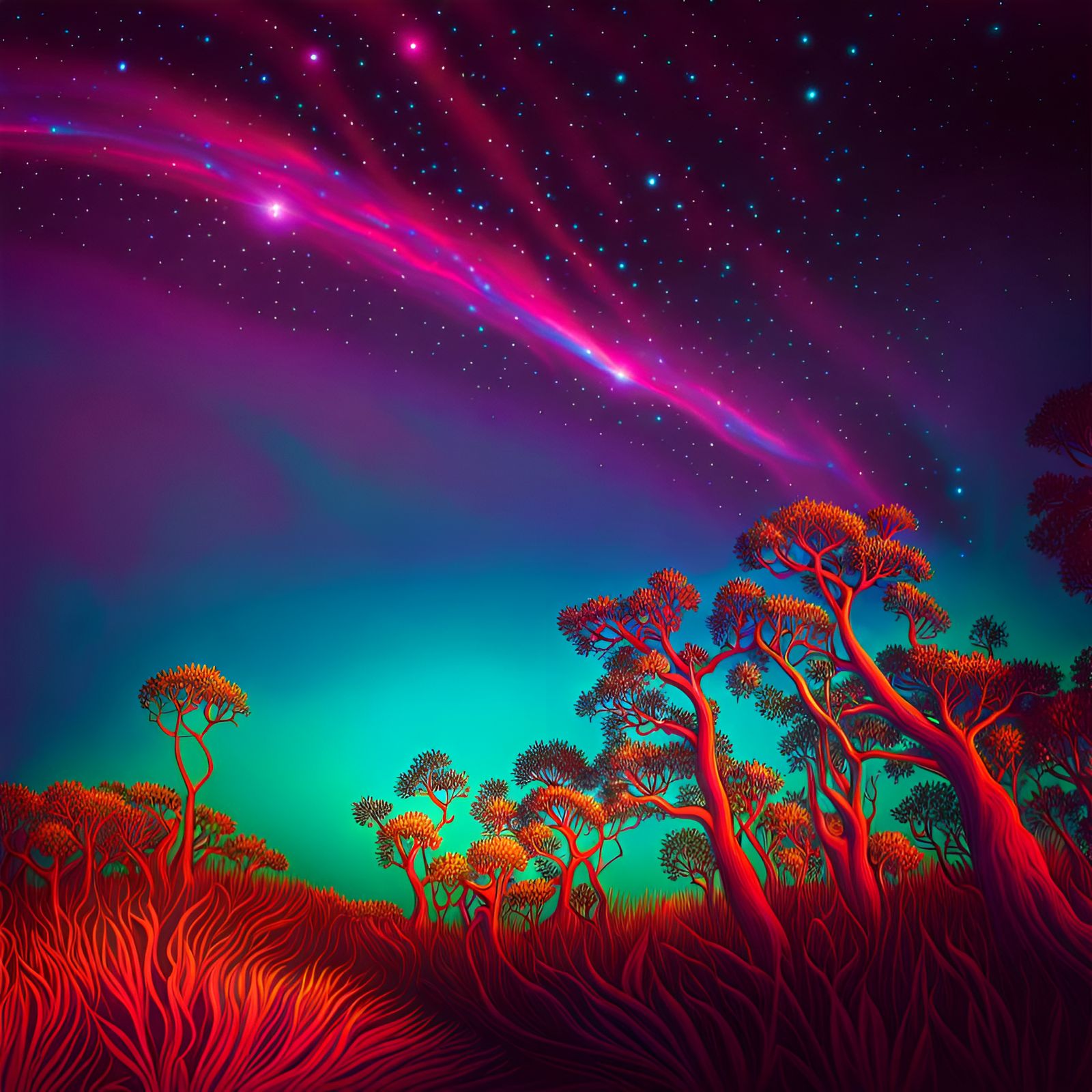 Aesthetic delight singular psychedelic mangrove 8k resolution ...