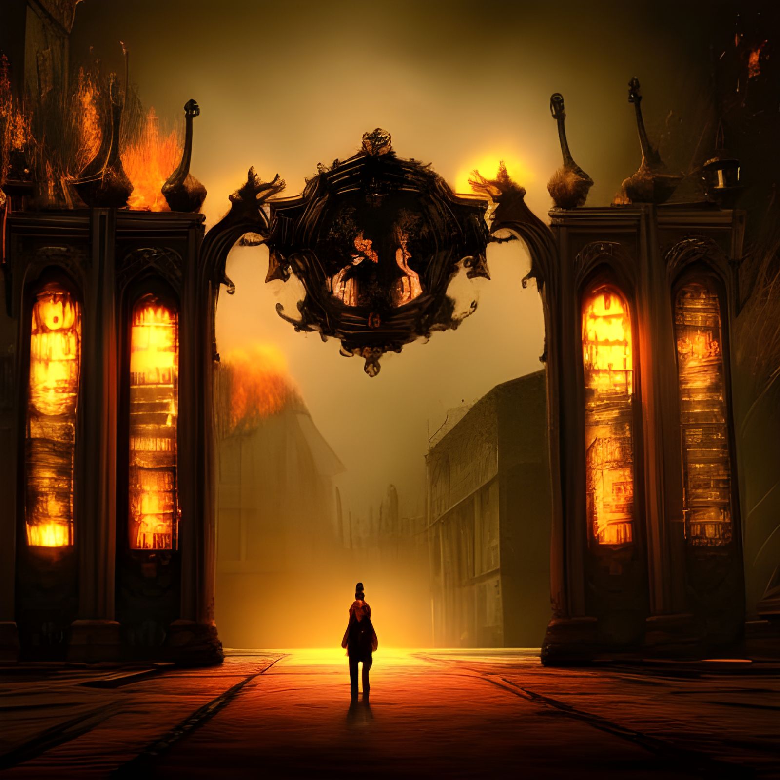 welcome to the hellscape 2 - AI Generated Artwork - NightCafe Creator