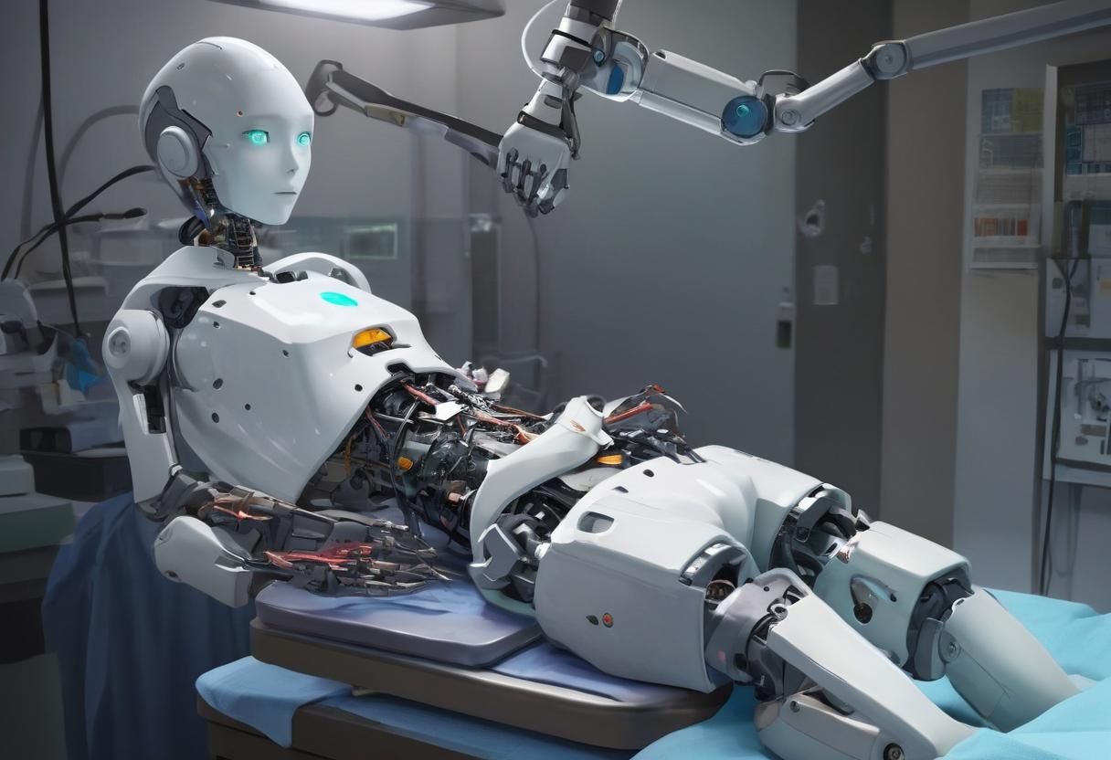 Fixing the Bot - AI Generated Artwork - NightCafe Creator