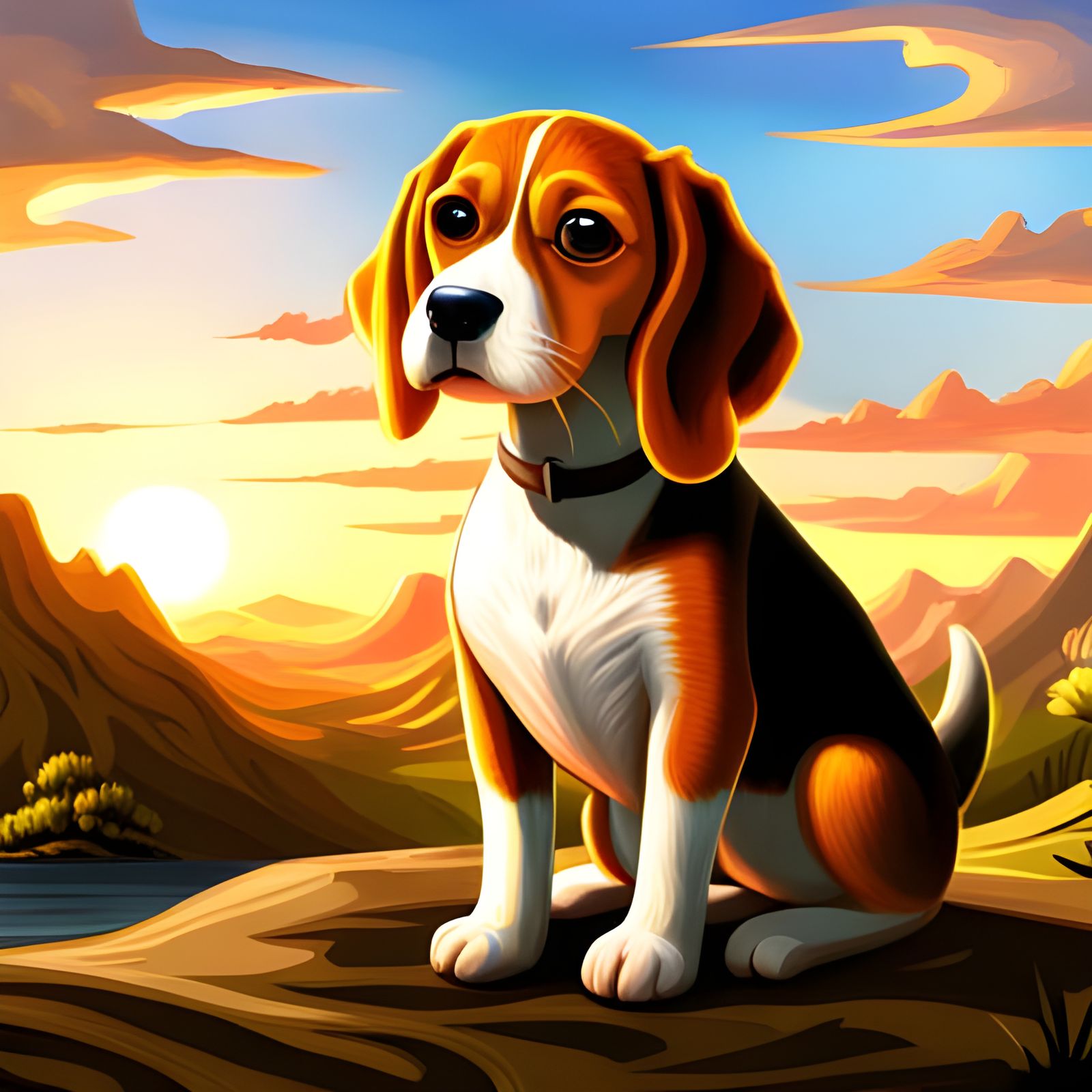 Beagle - AI Generated Artwork - NightCafe Creator