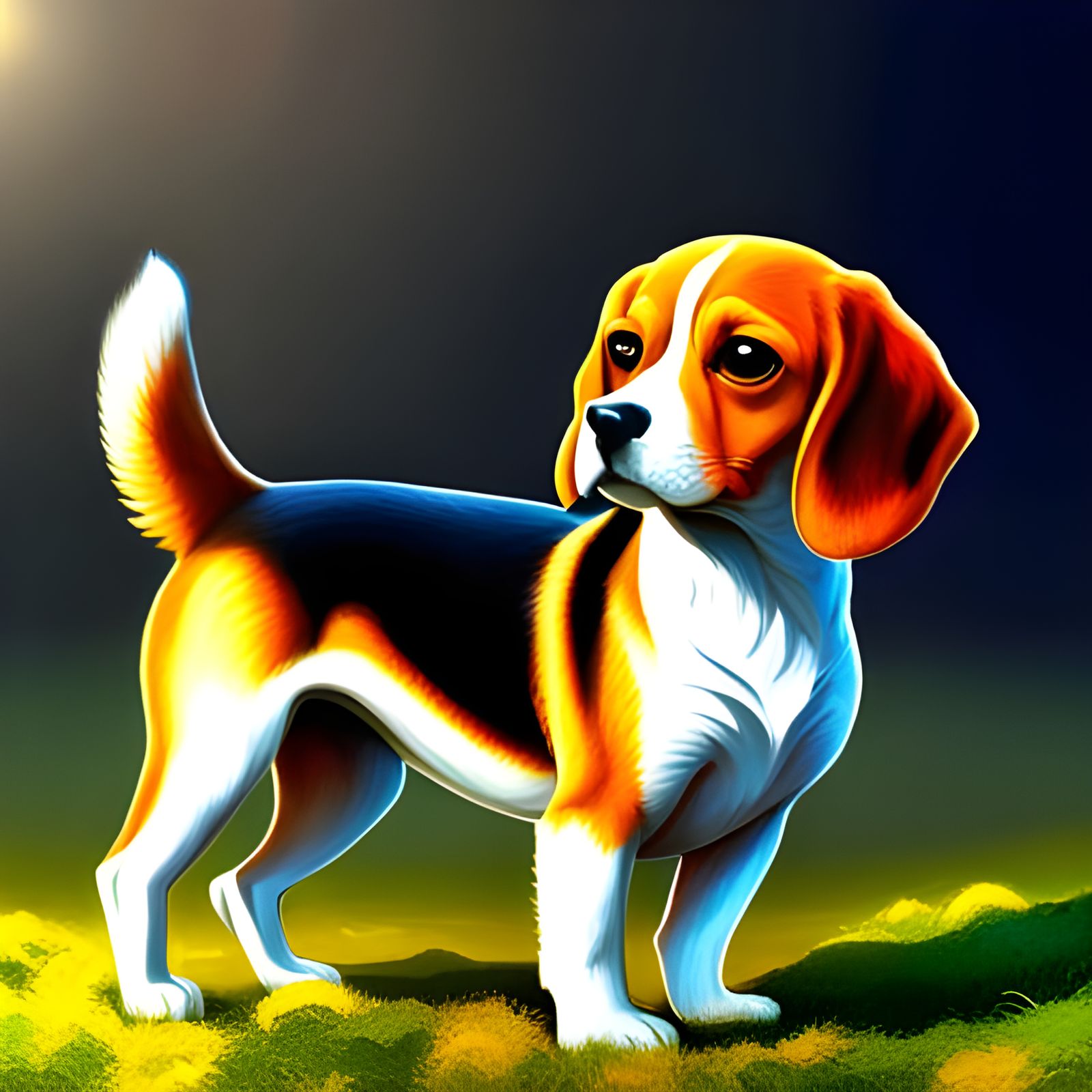 Beagle - AI Generated Artwork - NightCafe Creator