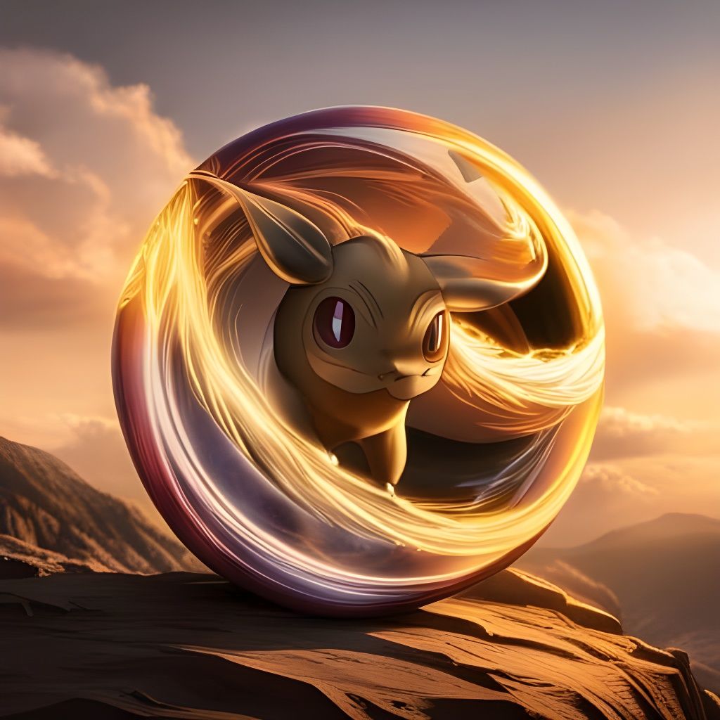 Pokeball capturing Raichu - AI Generated Artwork - NightCafe Creator