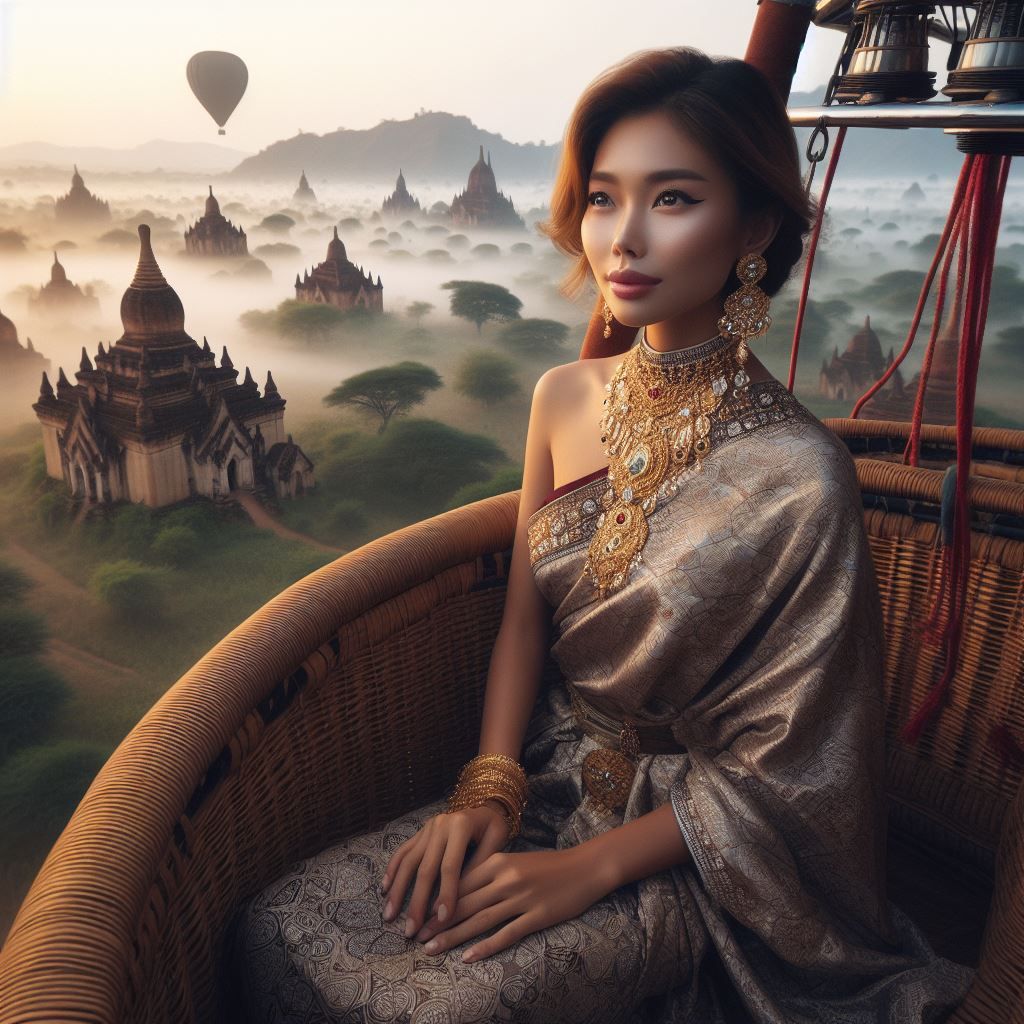 Bagan, Mandalay Region, Myanmar - AI Generated Artwork - NightCafe Creator