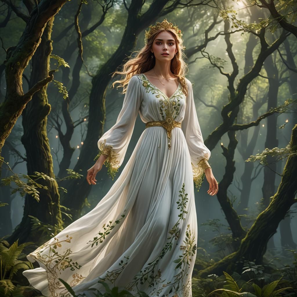 Forest princess - AI Generated Artwork - NightCafe Creator
