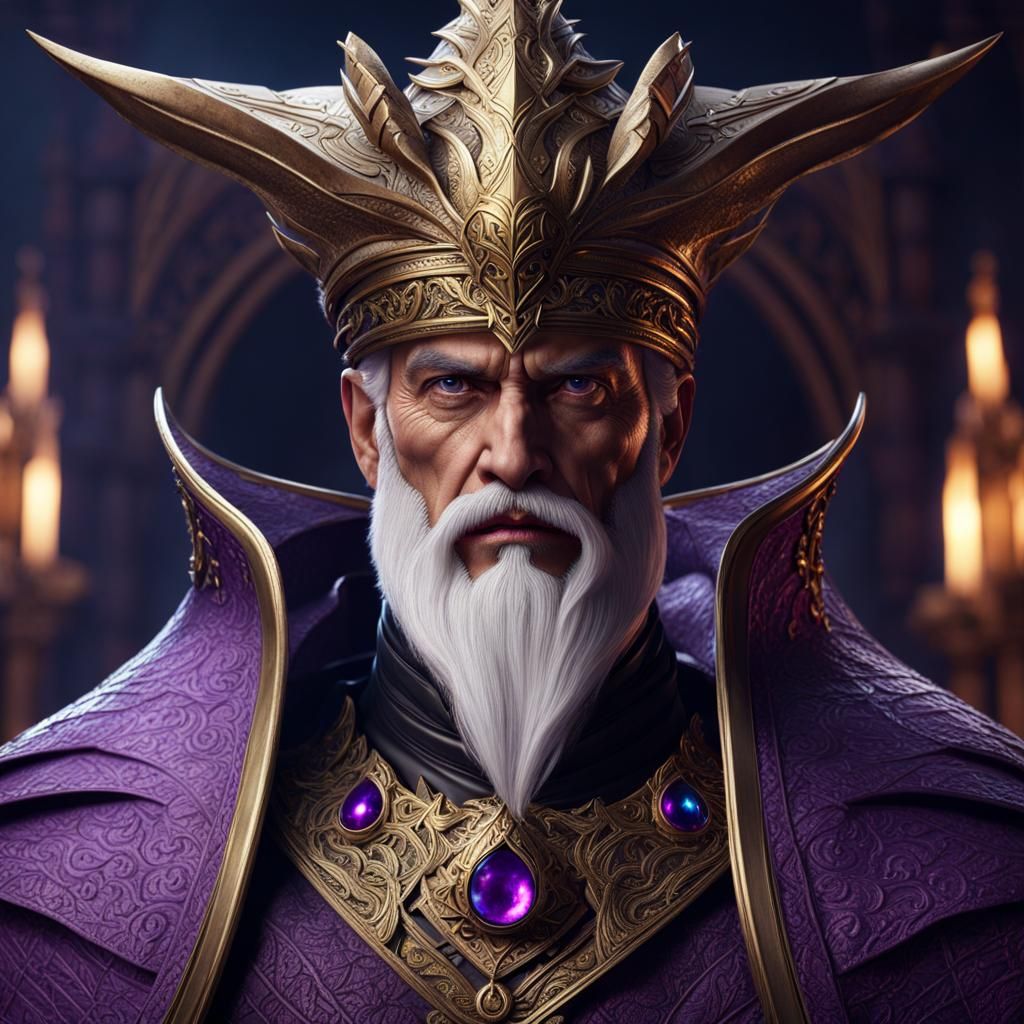 Draconian King Zibar of Draco, The Royal Order of Thuban "Portrait of ...