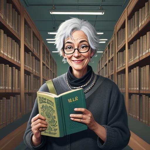 You think I am just a librarian - AI Generated Artwork - NightCafe Creator