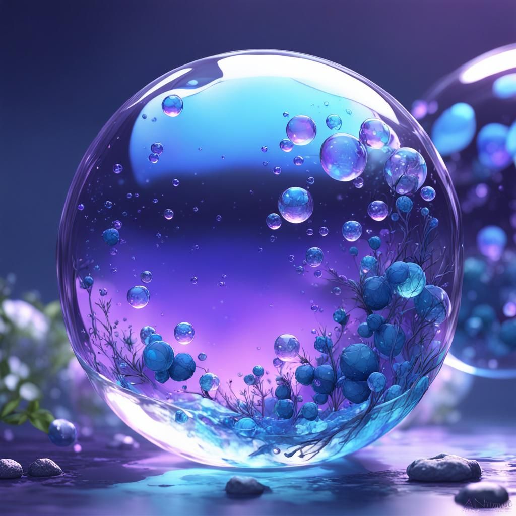 Bubbles - AI Generated Artwork - NightCafe Creator