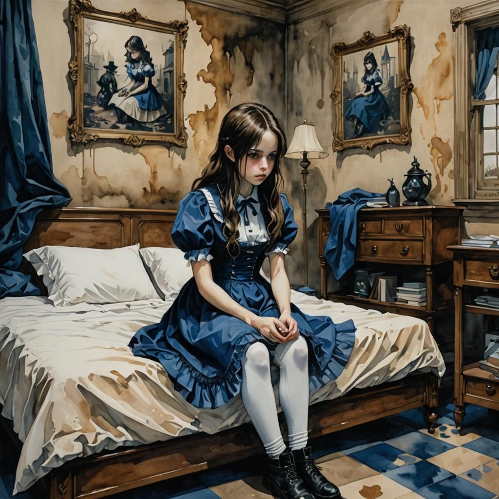 sick Alice - AI Generated Artwork - NightCafe Creator