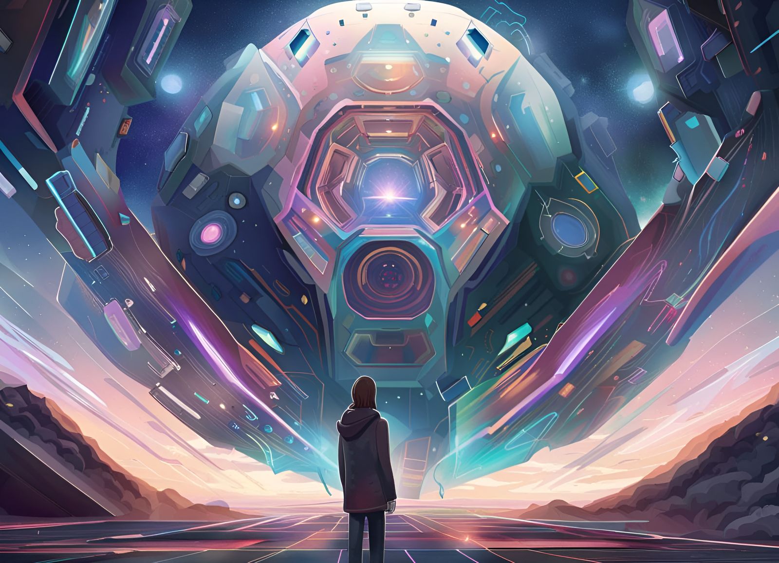 Quantum Computer Time Traveler From The Future. - AI Generated Artwork ...