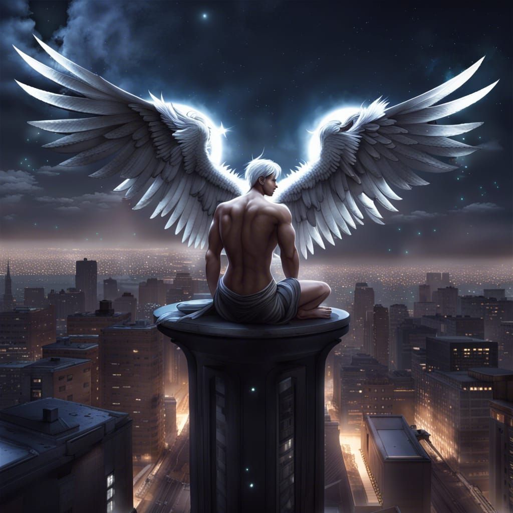 POWER - Fantasy character Angel - AI Generated Artwork - NightCafe Creator