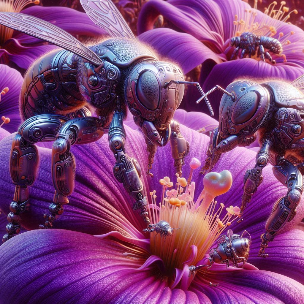 Alien_bionicbees.... - AI Generated Artwork - NightCafe Creator