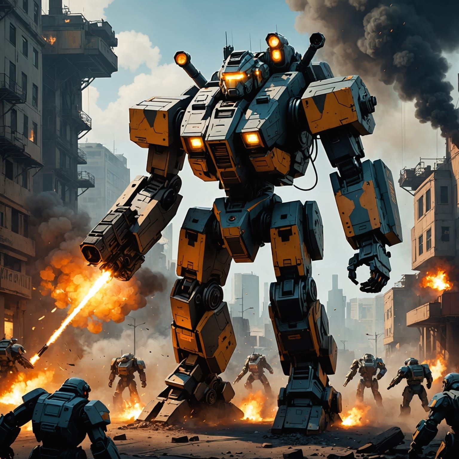 Mech - AI Generated Artwork - NightCafe Creator