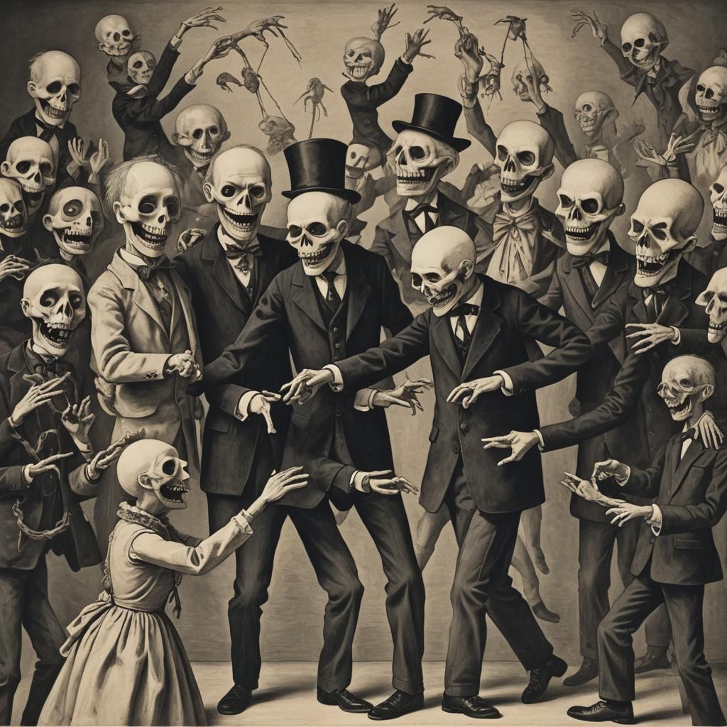 Macabre Group - AI Generated Artwork - NightCafe Creator