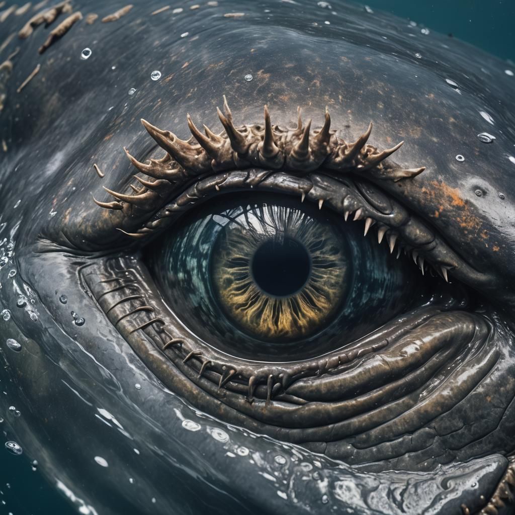 Eerie,Dreadful,Following,literally terrifying closeup of an ultra ...