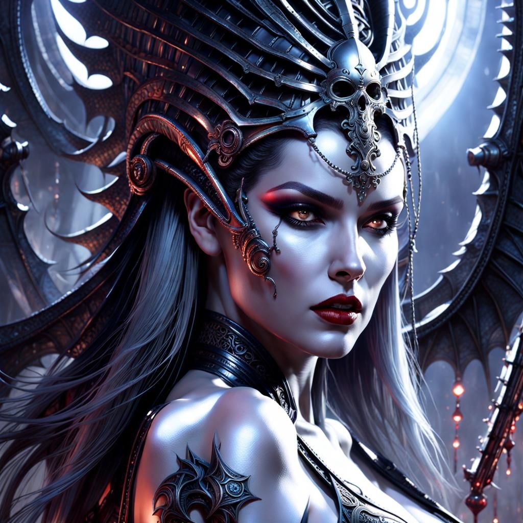 demonic girl - AI Generated Artwork - NightCafe Creator