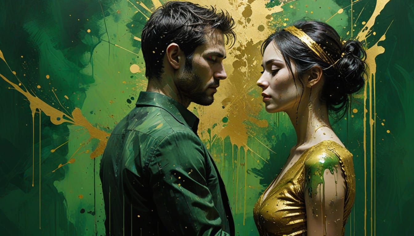 Lush Green and Gold Atmosphere - Lush Green and Gold Atmosph...