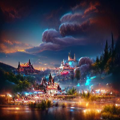 Disneyland!!! - AI Generated Artwork - NightCafe Creator
