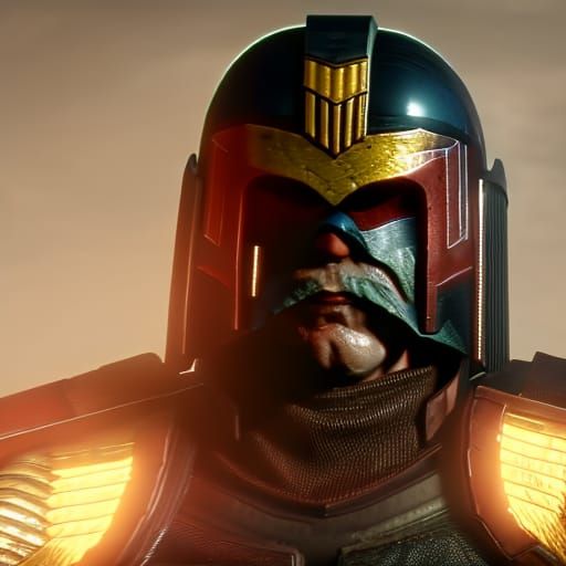 Judge Dredd - AI Generated Artwork - NightCafe Creator