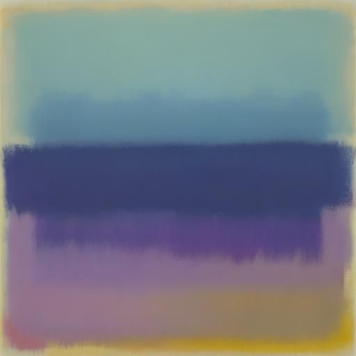 Mark Rothko #5 hazy colors oil s misty hues feeling sometimes heavily ...