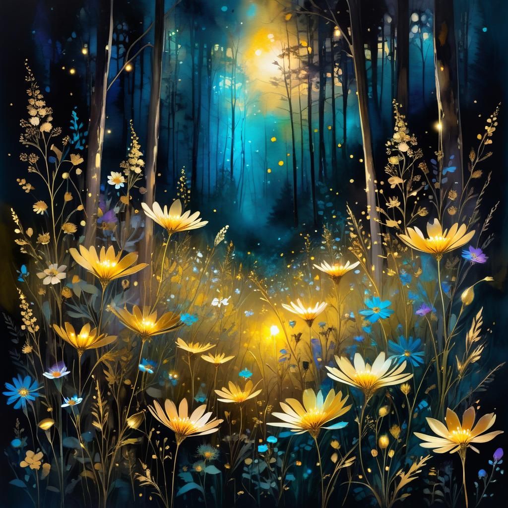 Wildflowers - AI Generated Artwork - NightCafe Creator