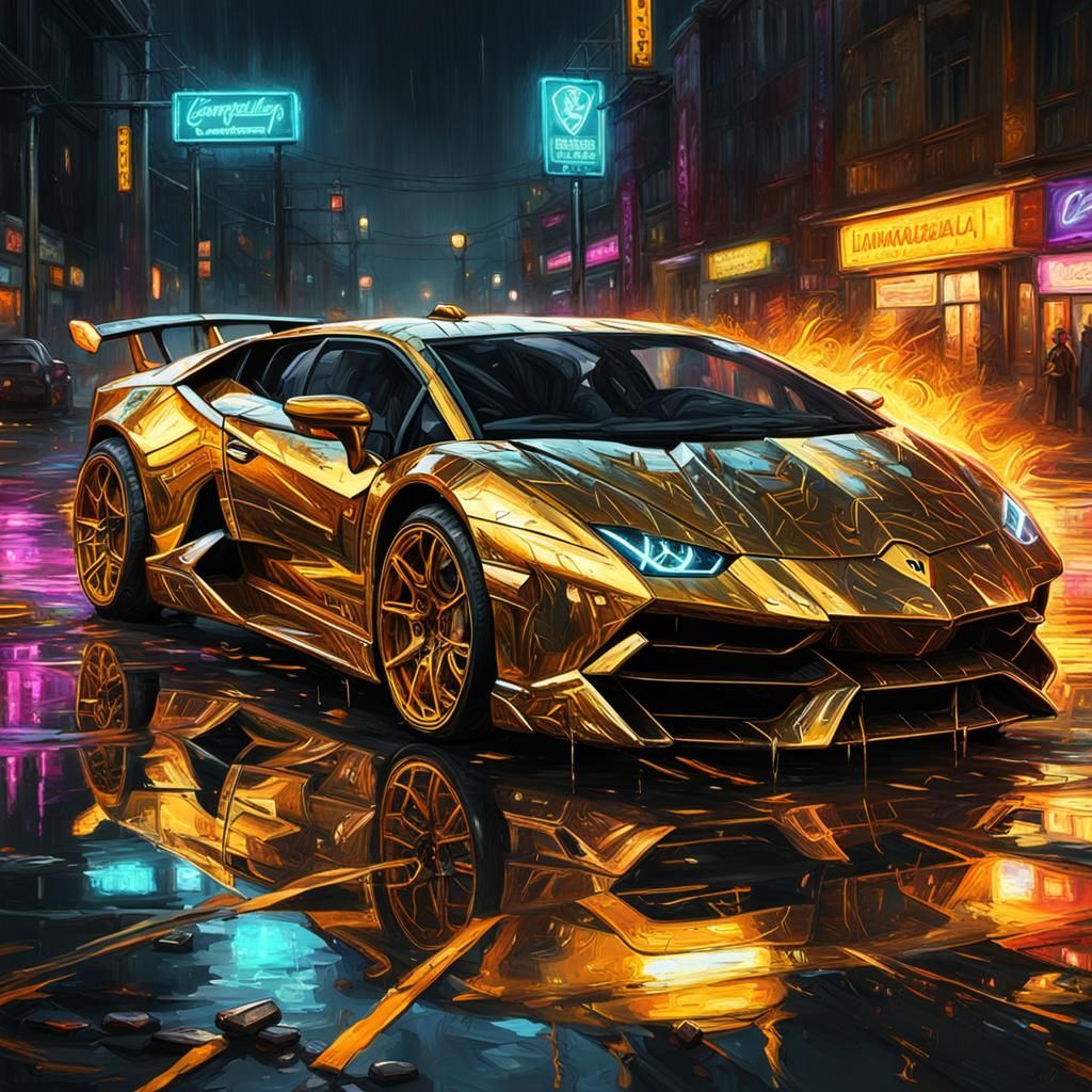 Lamborghini - AI Generated Artwork - NightCafe Creator