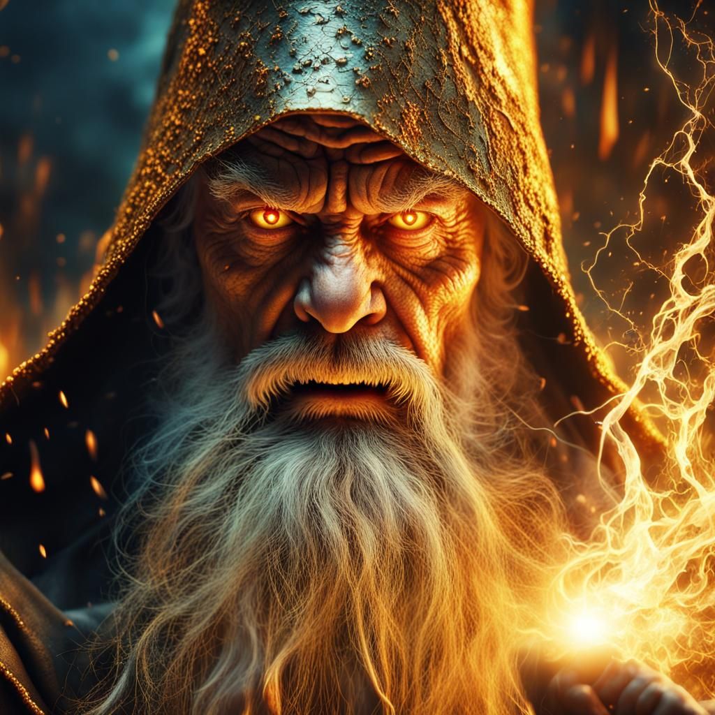 Award-winning masterpiece movie poster ultra-closeup of intense ...