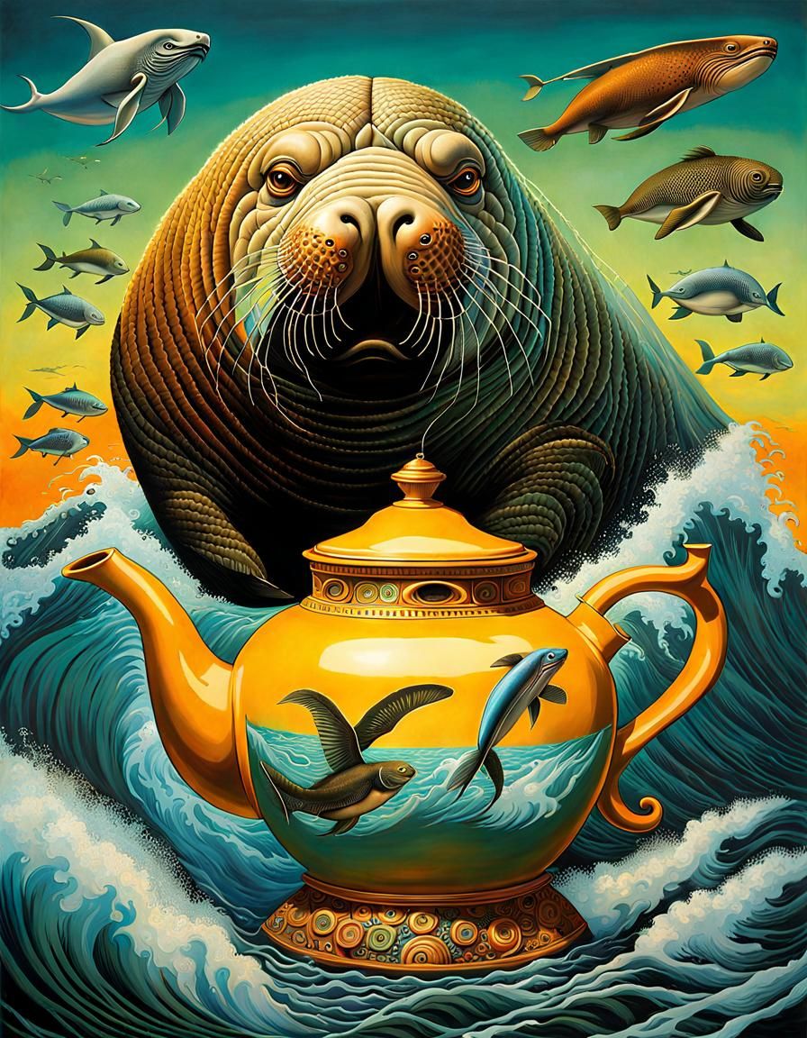 OOCH... A WALRUS - AI Generated Artwork - NightCafe Creator