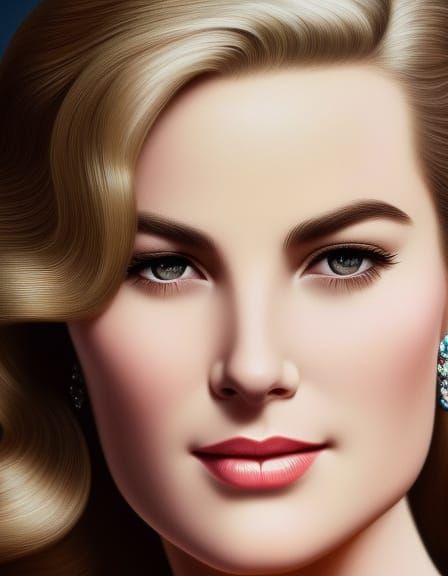 Grace Kelly - AI Generated Artwork - NightCafe Creator