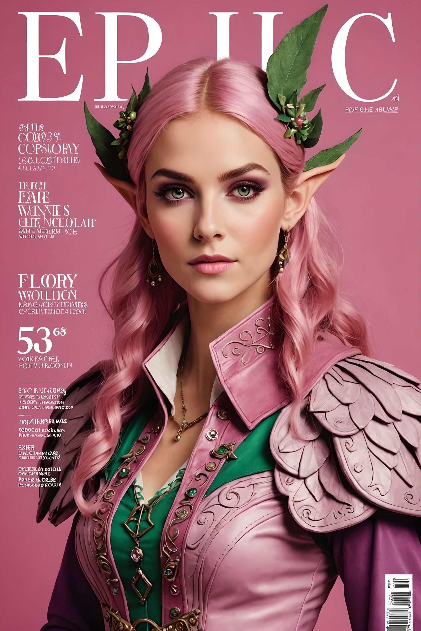 Fashion Magazine for elves - AI Generated Artwork - NightCafe Creator