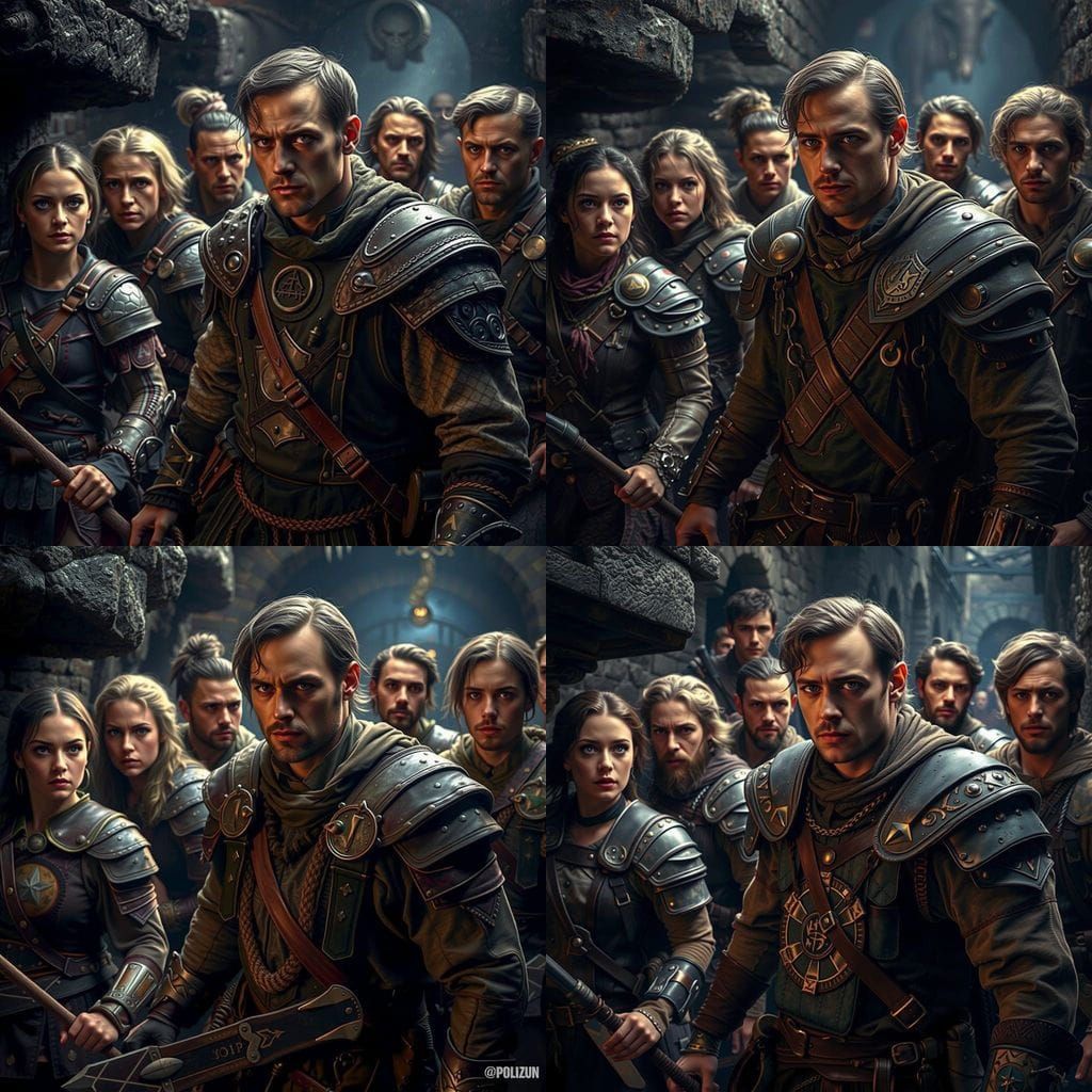 Fantasy adventuring group - Medieval Fantasy Adventurers Nav...