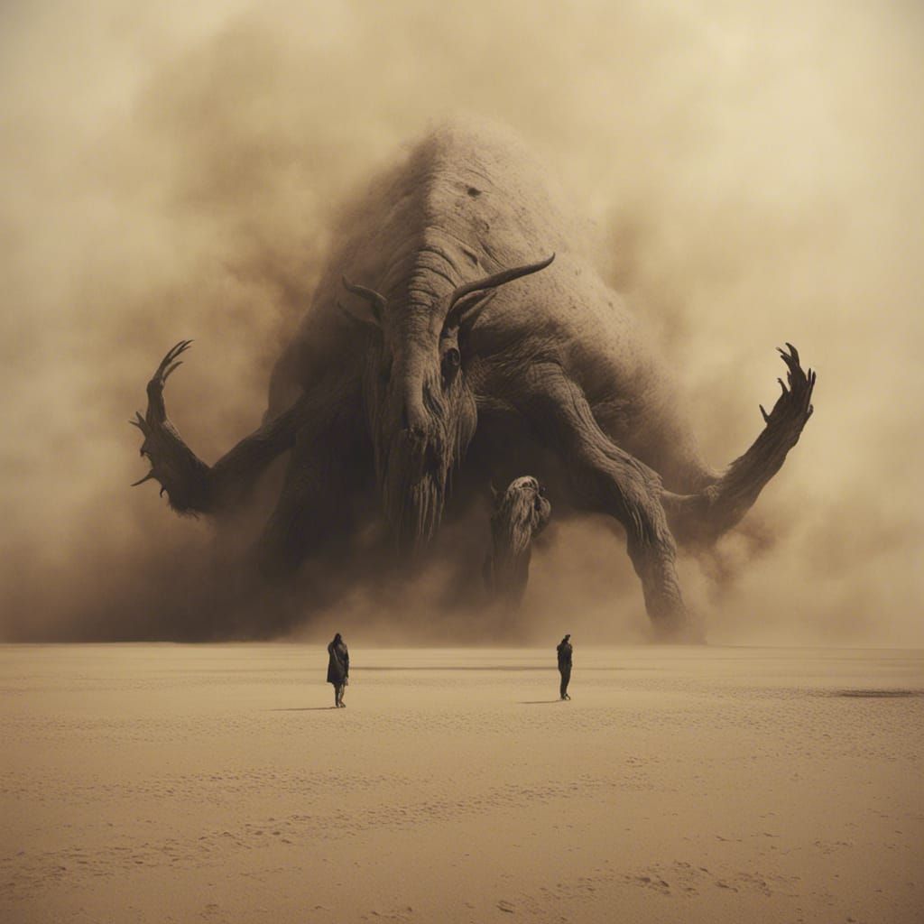 Sandstorm Monsters - AI Generated Artwork - NightCafe Creator