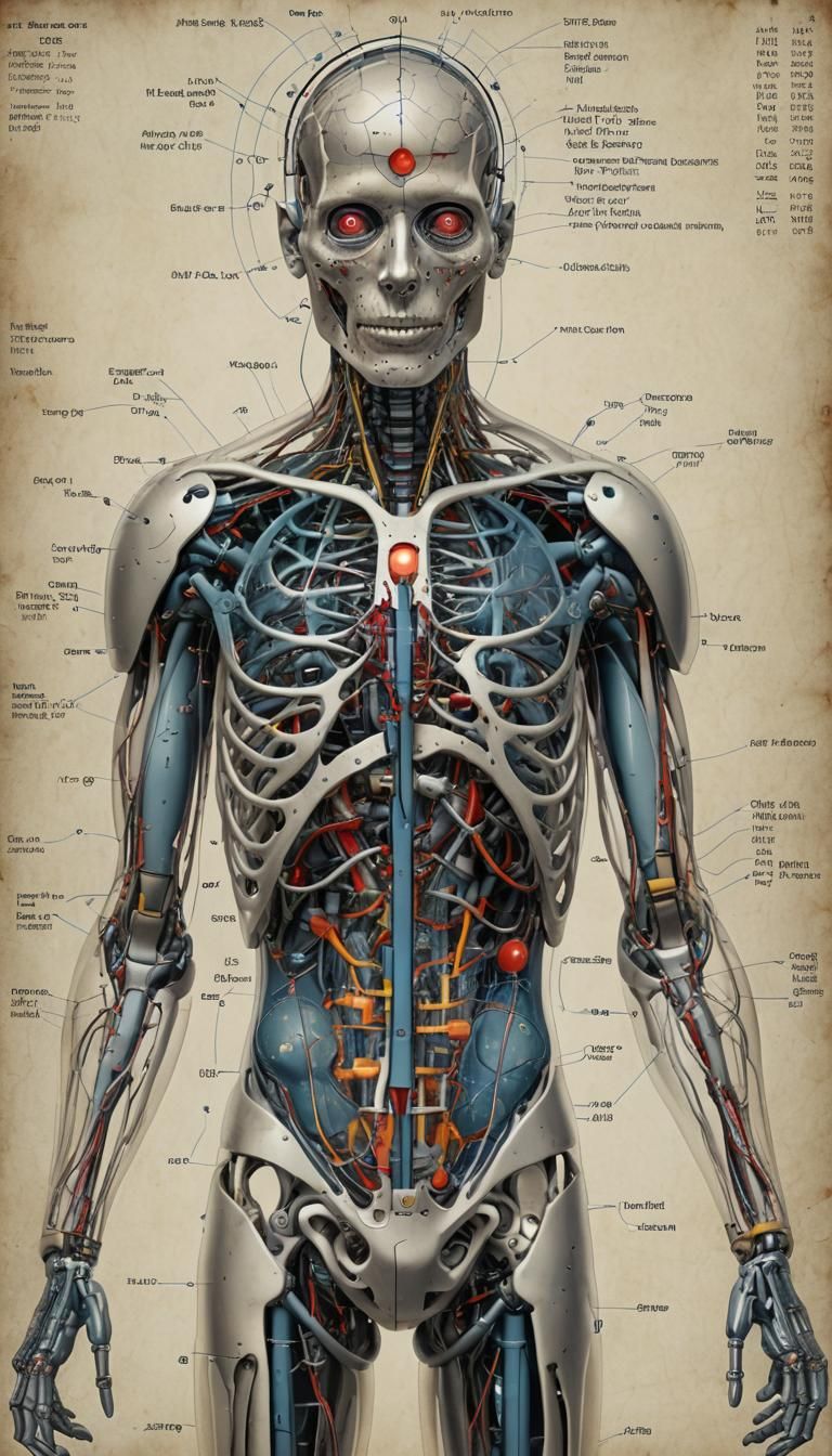 Predictive vision by the Ai of an human body in the years 2300 - AI ...