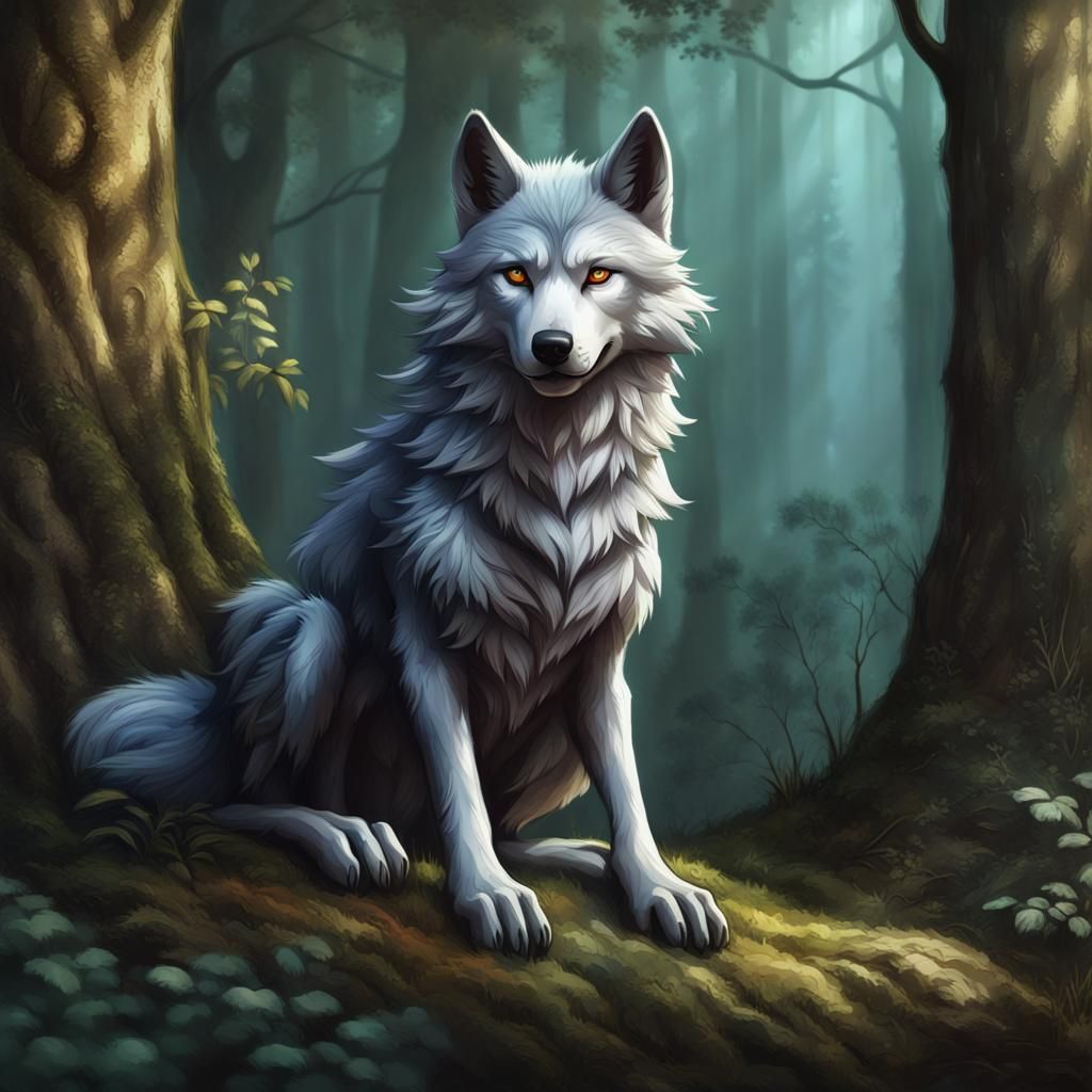 Wolf - AI Generated Artwork - NightCafe Creator